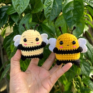 Easy Low Sew Bumble Bee Crochet Pattern, Bumble Bee Amigurumi Pattern, Bee Crochet Pattern ...