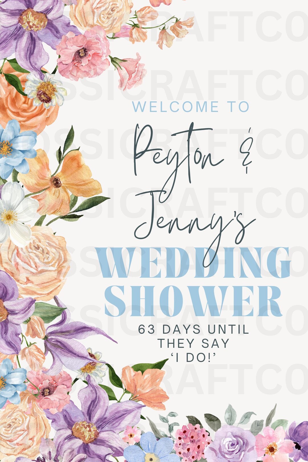 20x30 Welcome Sign (download Png) - Wedding, Bridal Shower, Wedding ...