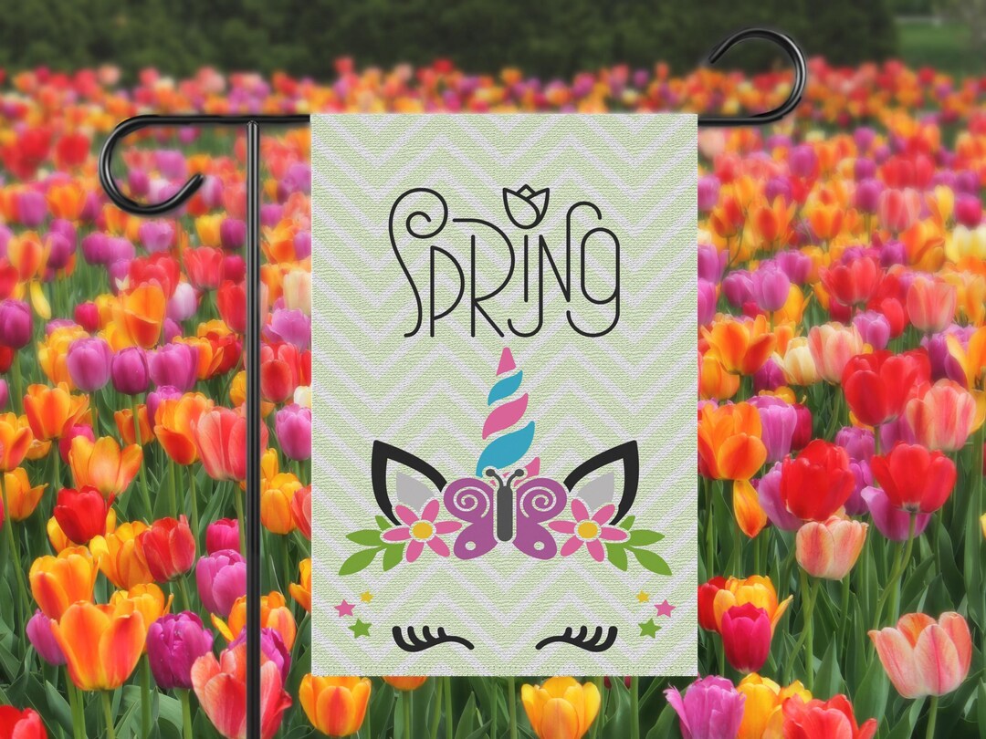Drapeau de jardin licorne pour maman | Drapeaux de pelouse 4 saisons ...