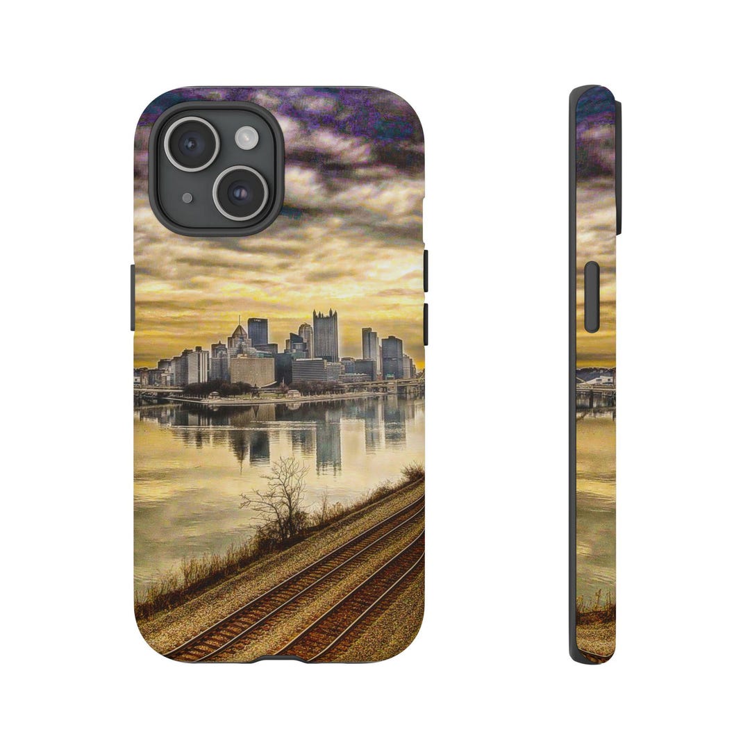 Pittsburgh Skyline Bridge Tough Cases - Steel City Phone Covers, Strong ...