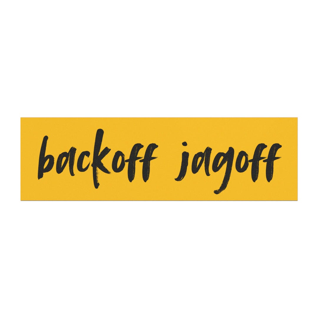 Funny Pittsburgh Car Magnets, Unique Car Decor, Backoff Jagoff Magnet ...