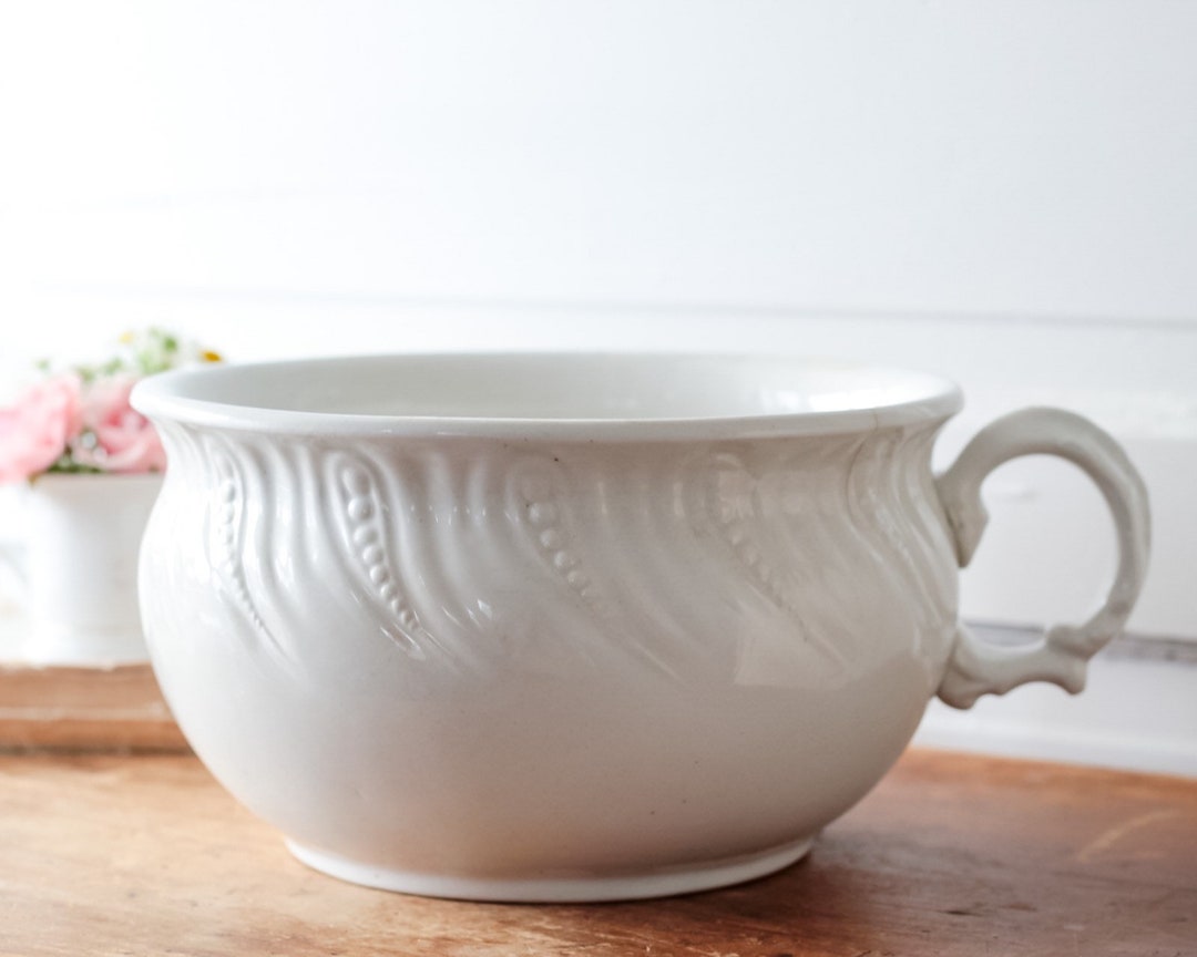 Antique Ironstone Chamber Pot - Etsy