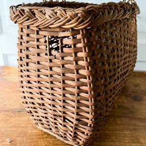 Antique Primitive Rectangular Basket - Etsy