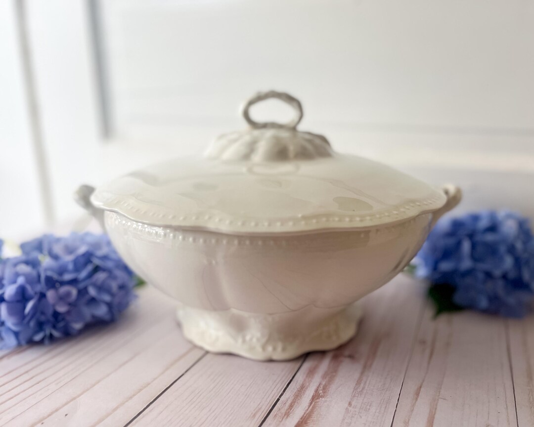 Antique Edwin M. Knowles Ironstone Soup Tureen - Etsy