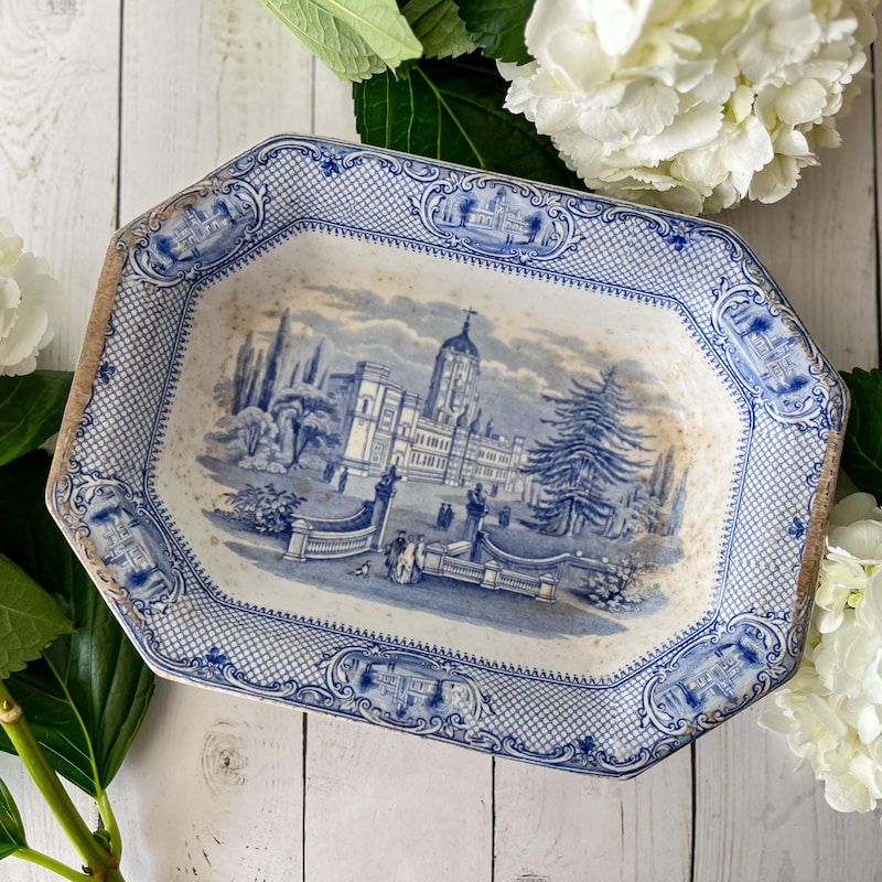 Blue Transferware - Etsy