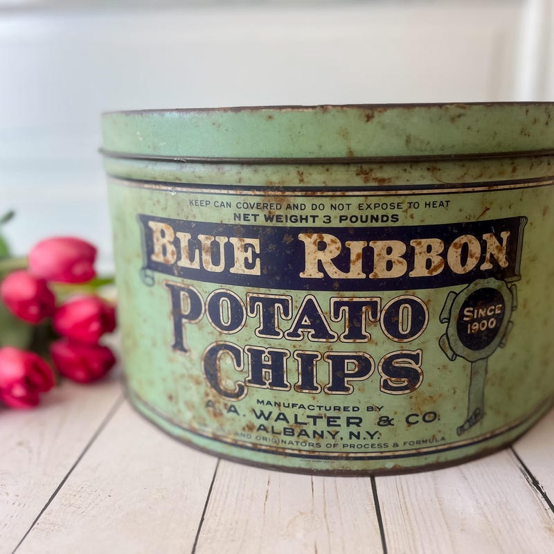 Potato Chip Tins - Etsy