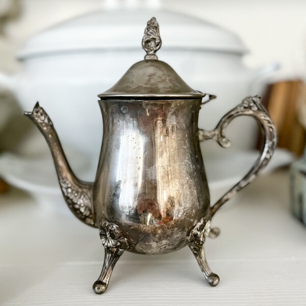 Silverplate Teapot - Etsy