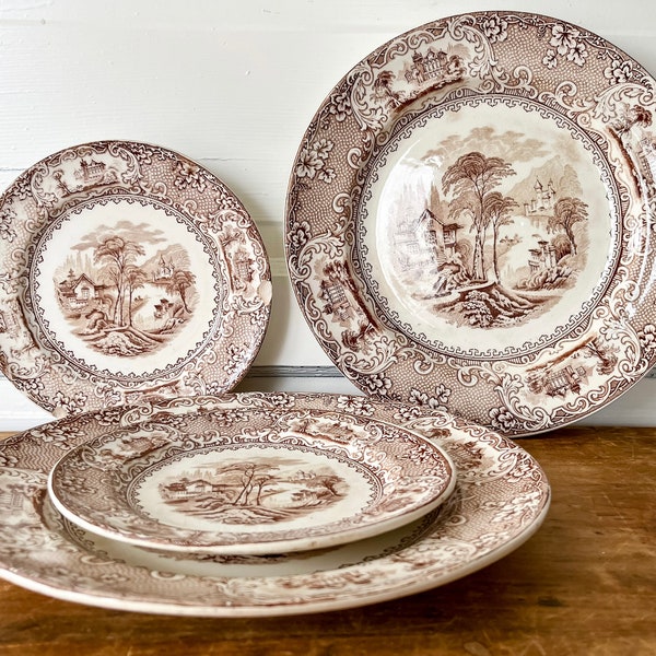 Brown Dinner Plates - Etsy