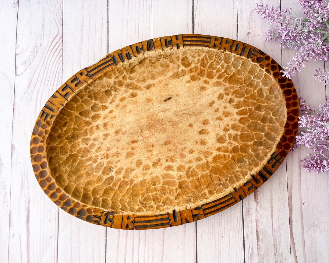 Vintage Oval German Breadboard - Etsy