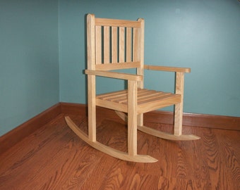 Wooden rocker | Etsy