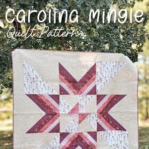 Carolina Mingle Quilt Pattern - PDF - Etsy