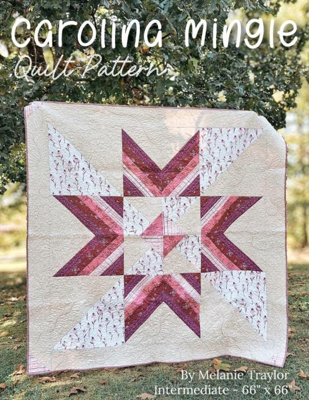 Carolina Mingle Quilt Pattern - Paper Pattern - Etsy