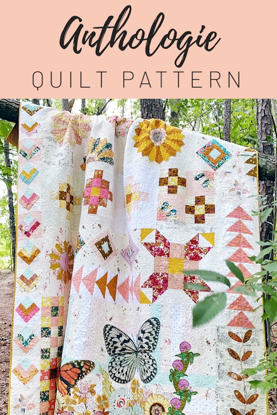 Anthologie Quilt Pattern Intermediate Paper Pattern - Etsy