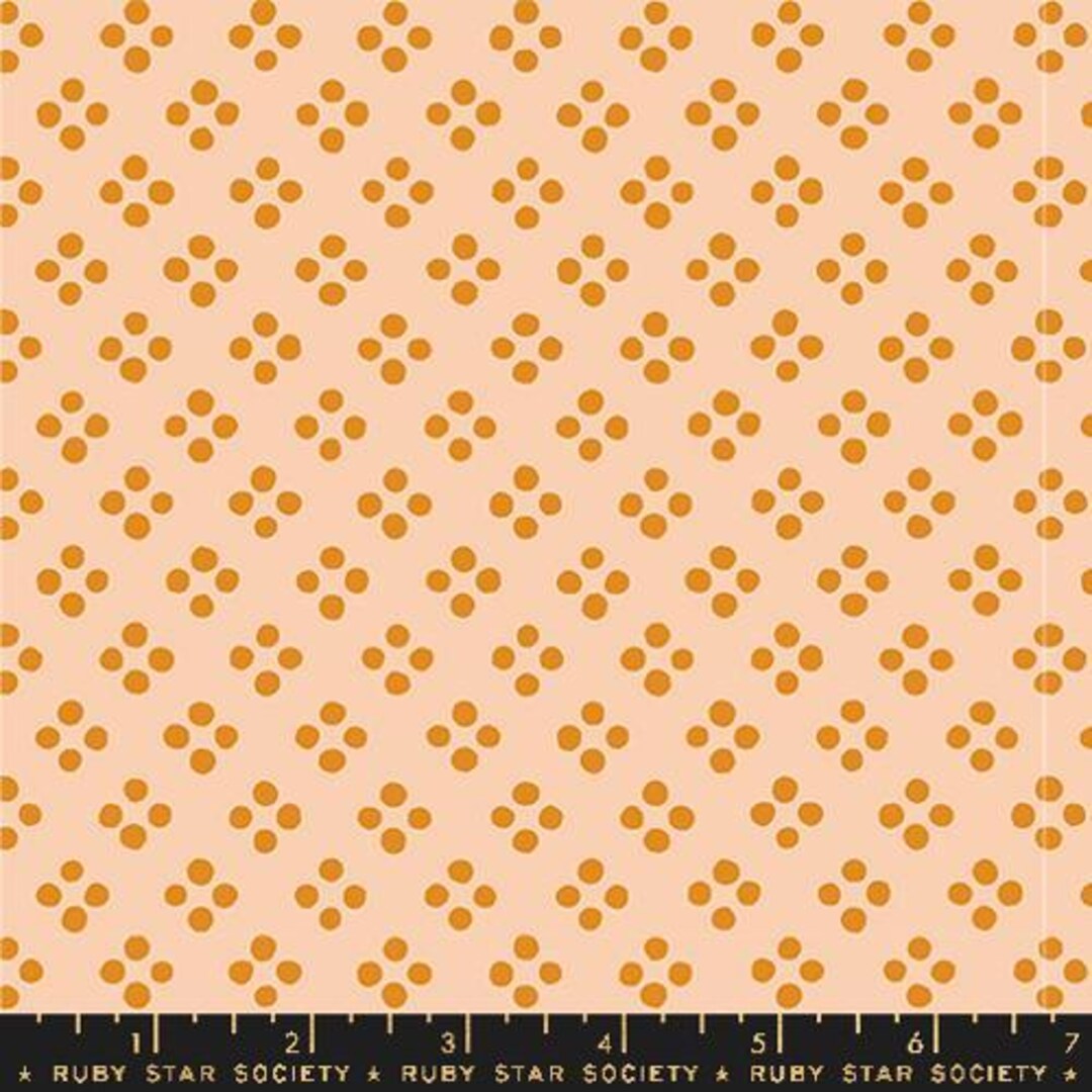 Pixie Dots Creamsicle - Geometry by Ruby Star Society - Etsy