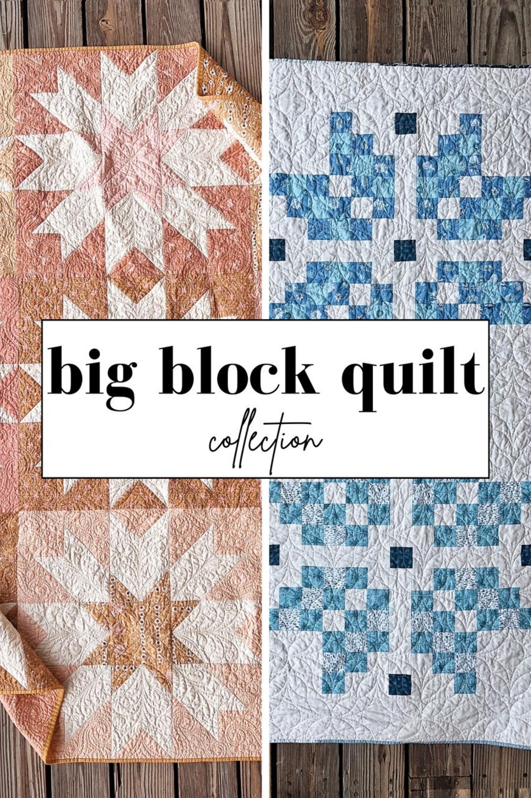 BIG BLOCK Quilt Pattern Collection - Fernweh and Honeypie - PDF - Etsy