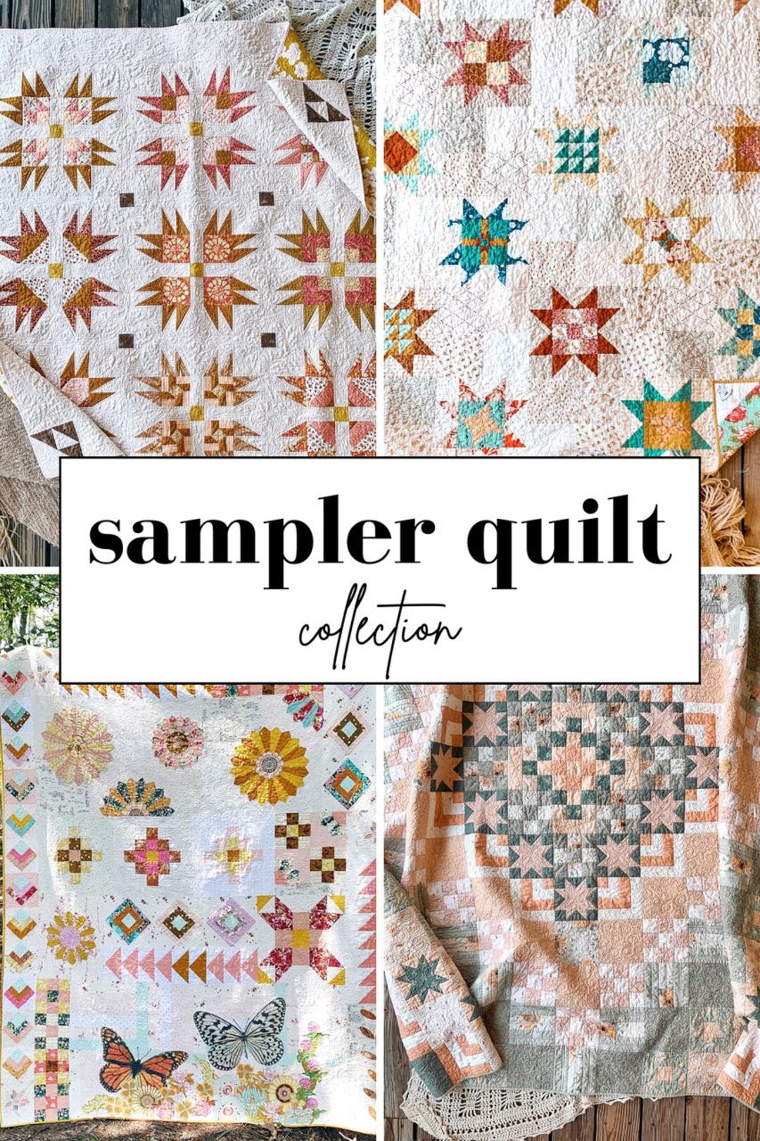 SAMPLER Quilt Pattern Collection - PDF - Etsy