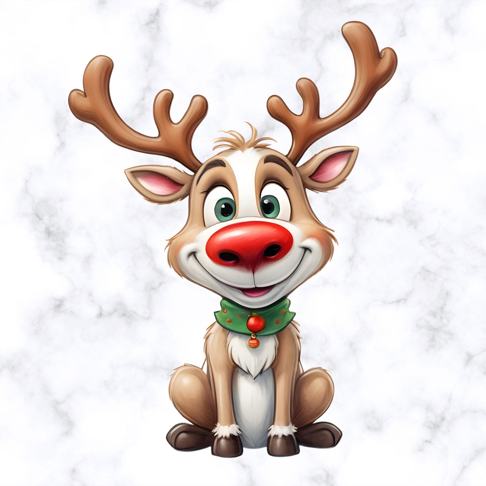 27 Quirky Funny Christmas Reindeer PNG Clipart - Xmas Cute Reindeer ...