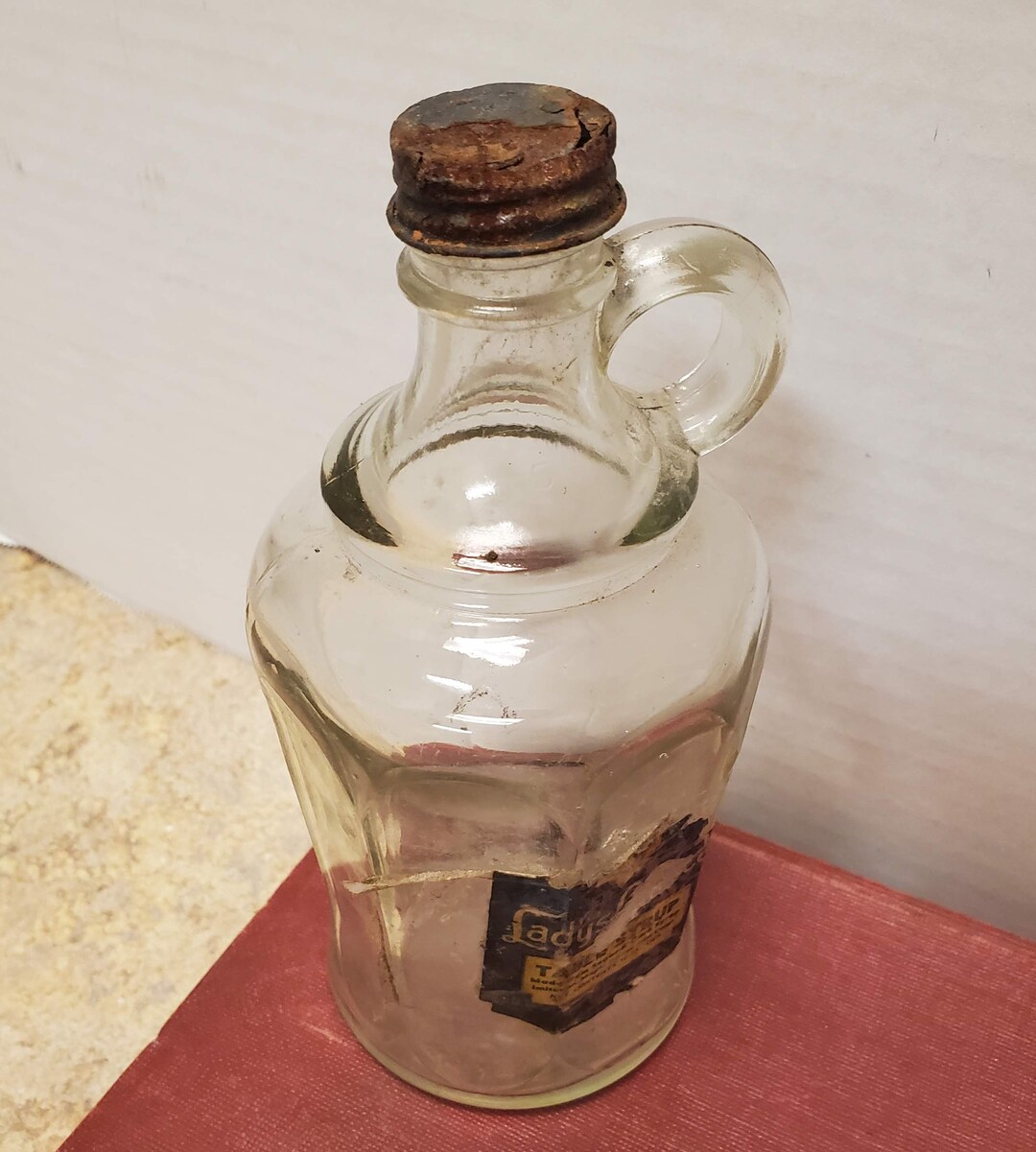 Vintage Bottle Ladies Choice Table Syrup Crown Prod Corp Glass Bottle ...