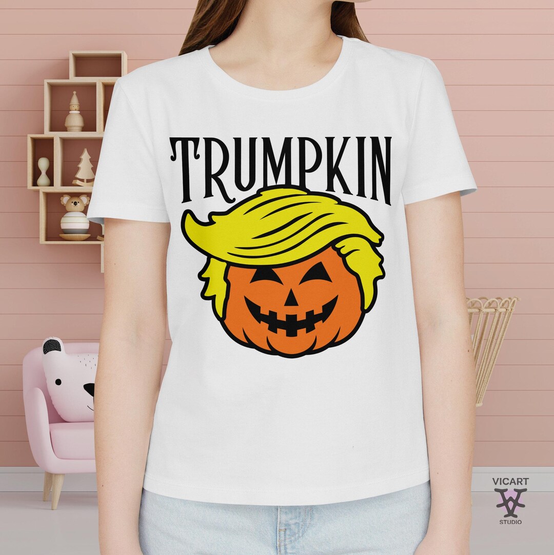 Trumpkin Make Halloween Great Again Svg, Trump Head Svg, Pumpkin Svg ...