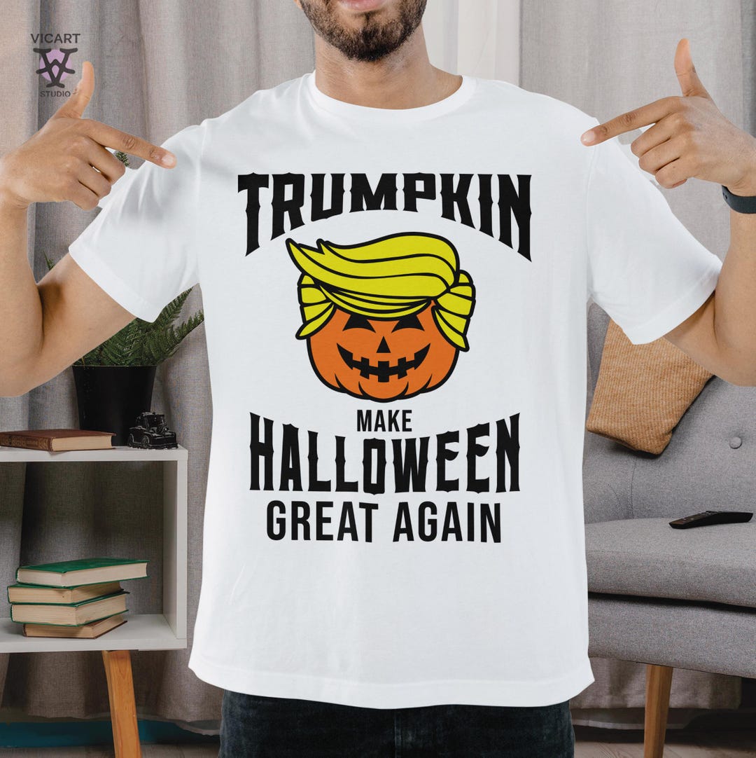 Trumpkin Make Halloween Great Again Svg, Trump Head Svg, Pumpkin Svg ...