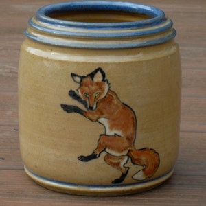 Dancing Fox Jar - Etsy