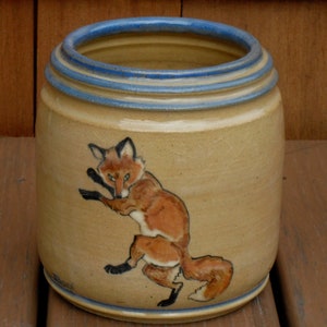 Dancing Fox Jar - Etsy