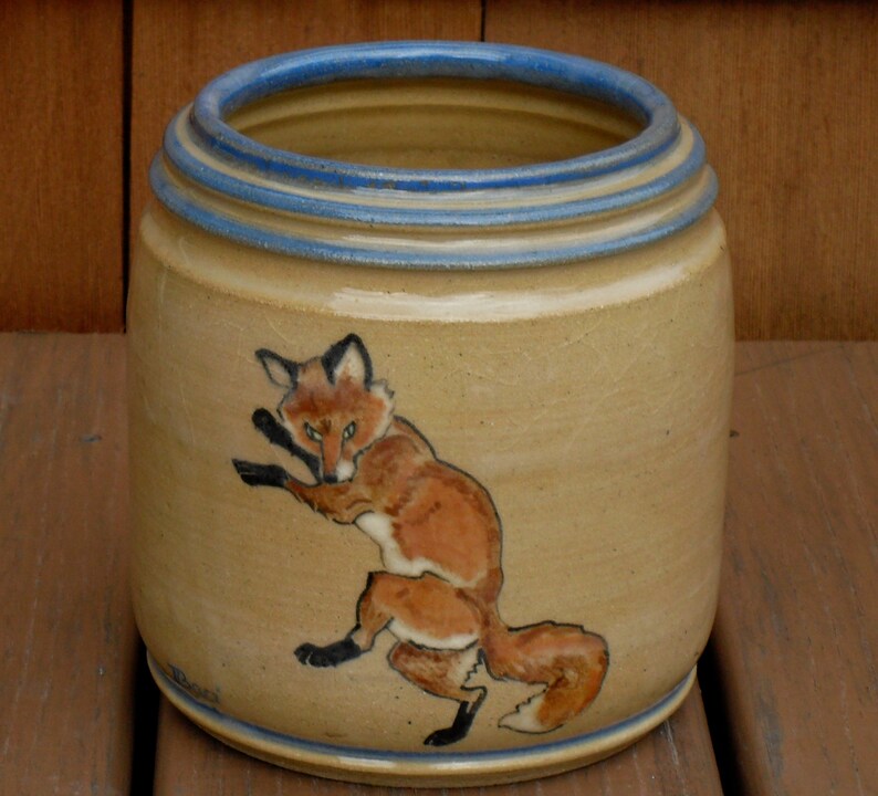 Dancing Fox Jar - Etsy