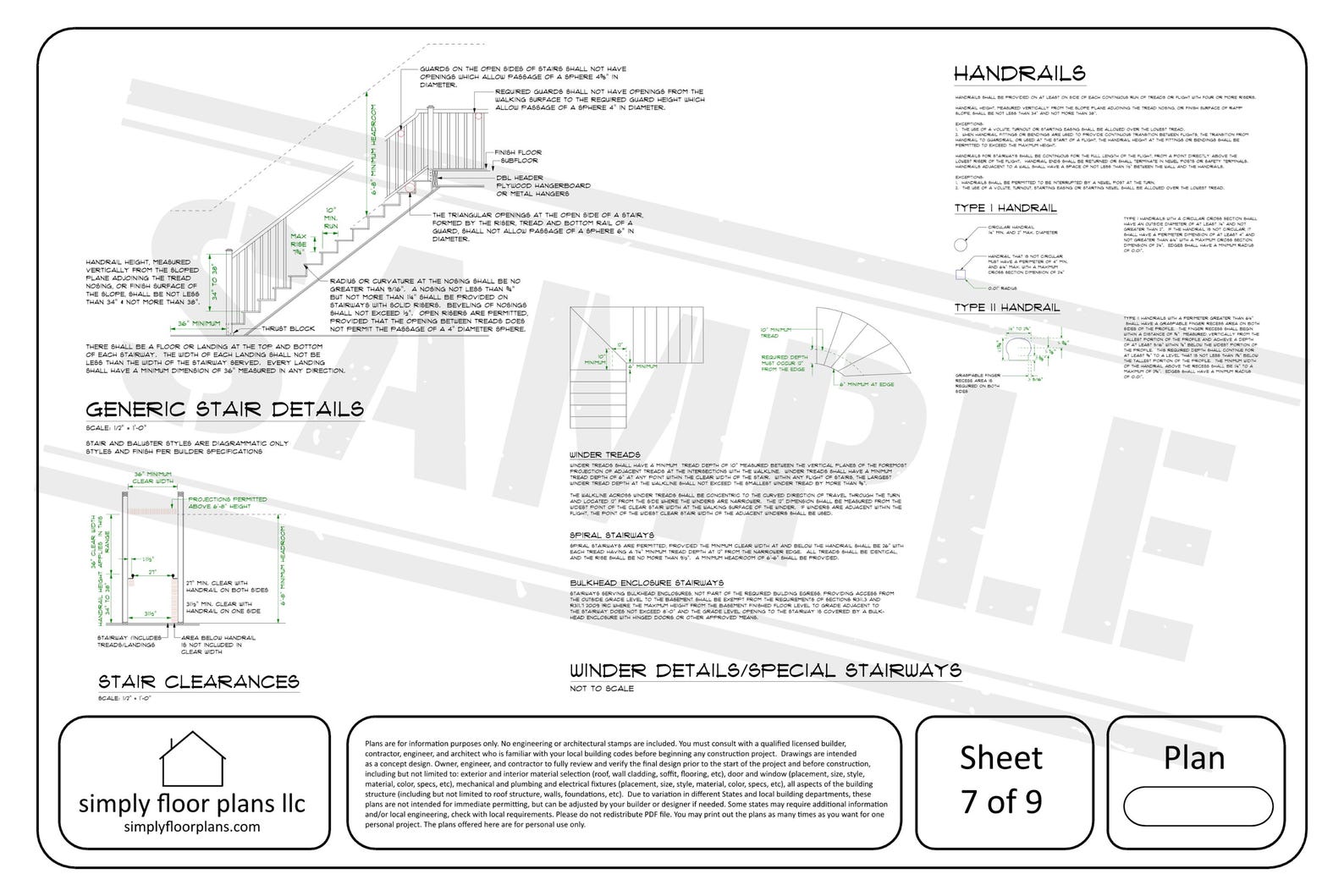 3 Bedroom Cape House Plan- Construction Plans - Building Plans ...