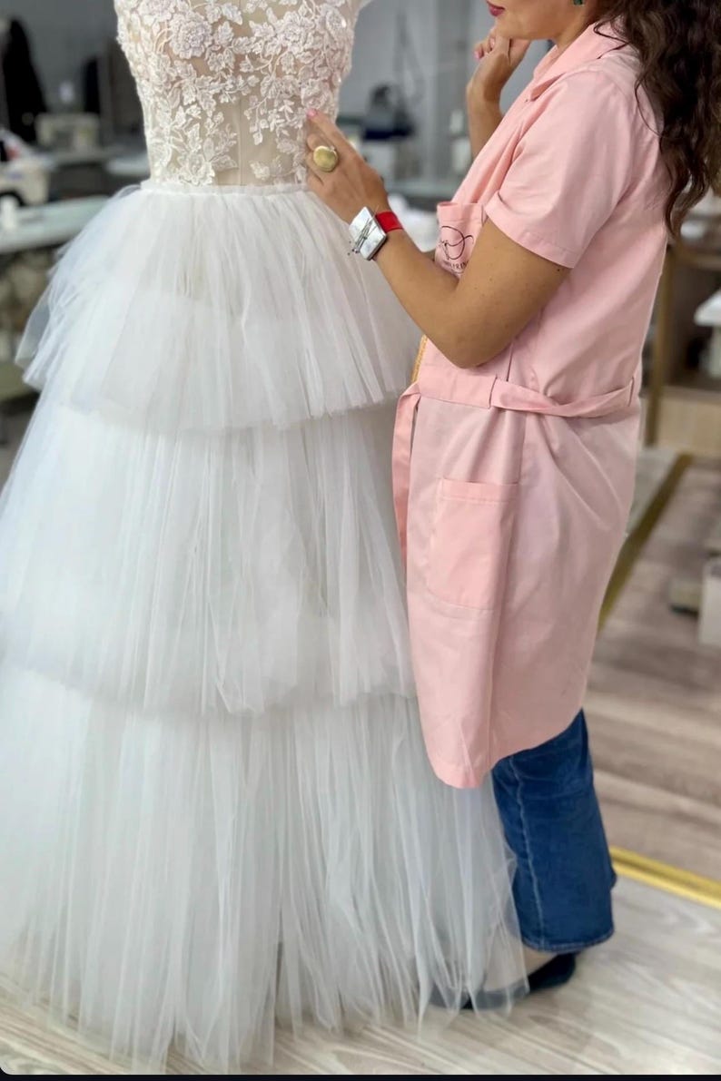 Layered Tulle Skirt – Bridal Tulle Skirt, Tiered Tulle Maxi Skirt ...