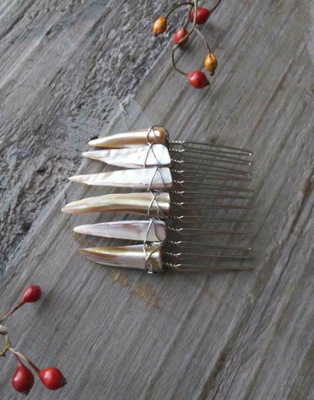 Shell Hair Comb. Shell Spike Boho Hair Pin. Mermaid Hair Comb. - Etsy