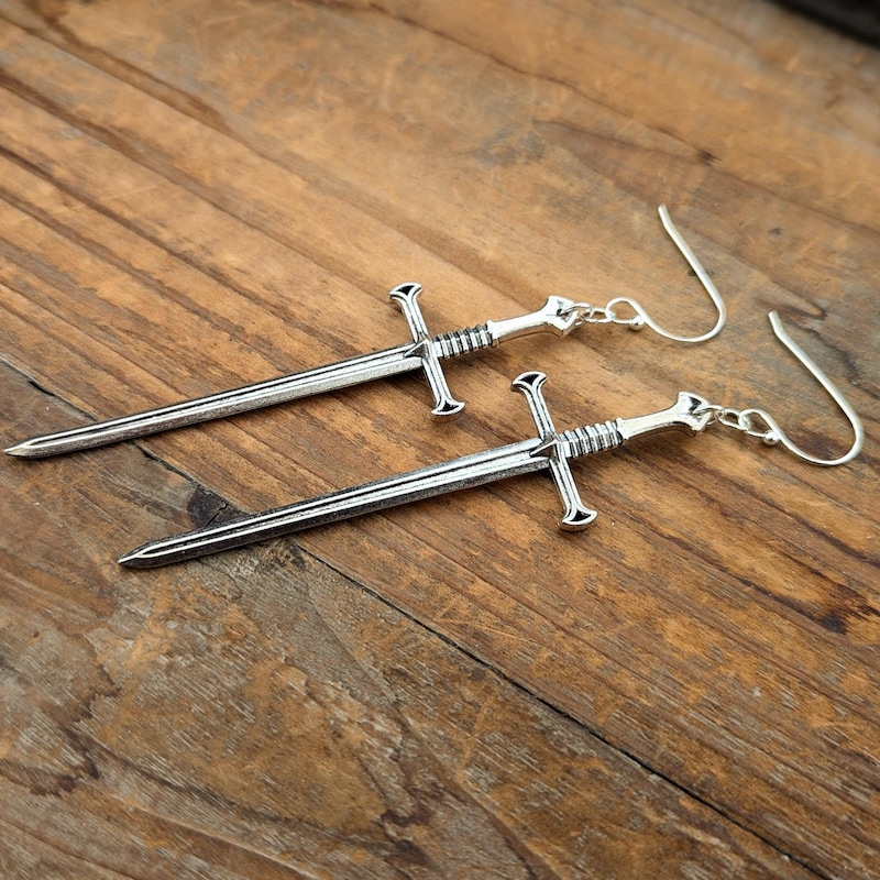Sword Earrings - Etsy