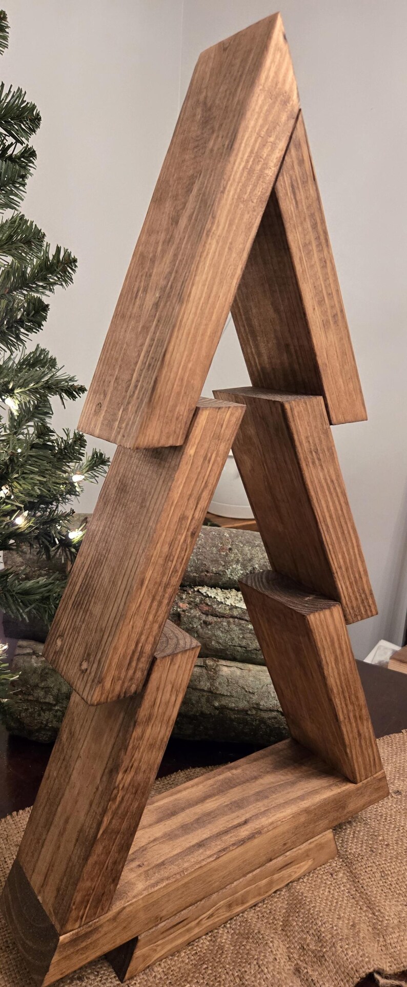 2x4 Christmas Trees With or Without White or Multicolored Lights - Etsy