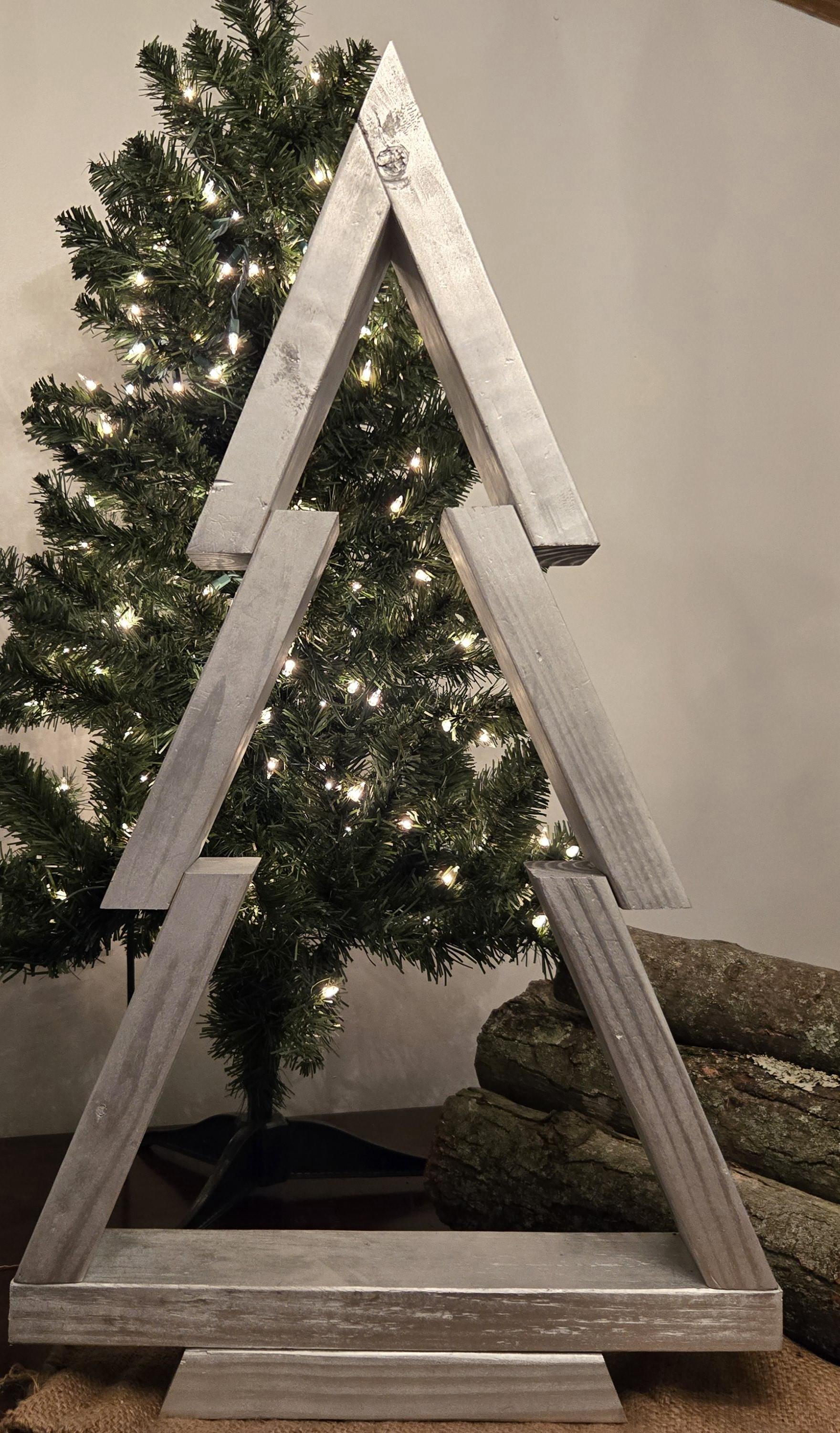 2x4 Christmas Trees With or Without White or Multicolored Lights - Etsy