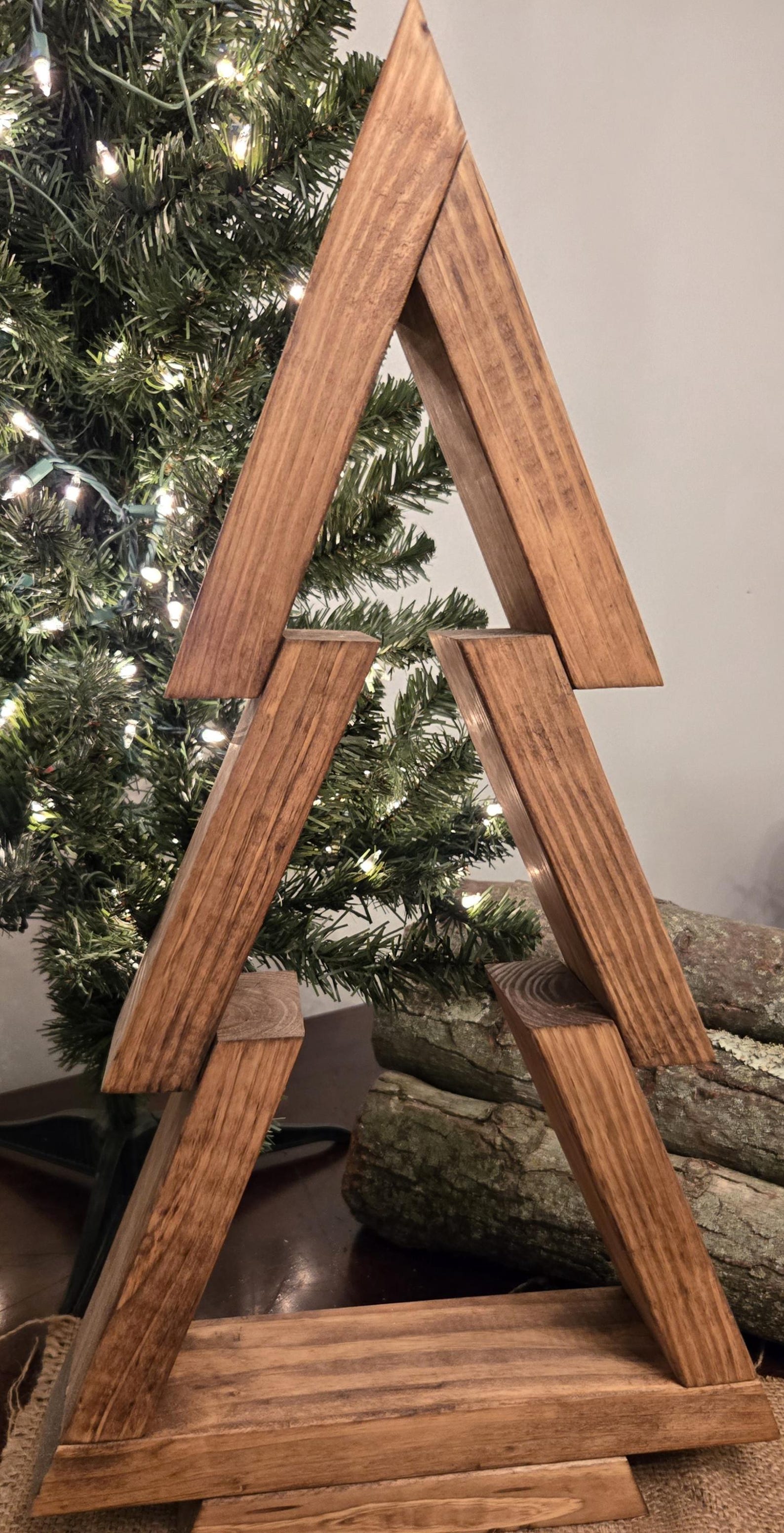 2x4 Christmas Trees With or Without White or Multicolored Lights - Etsy