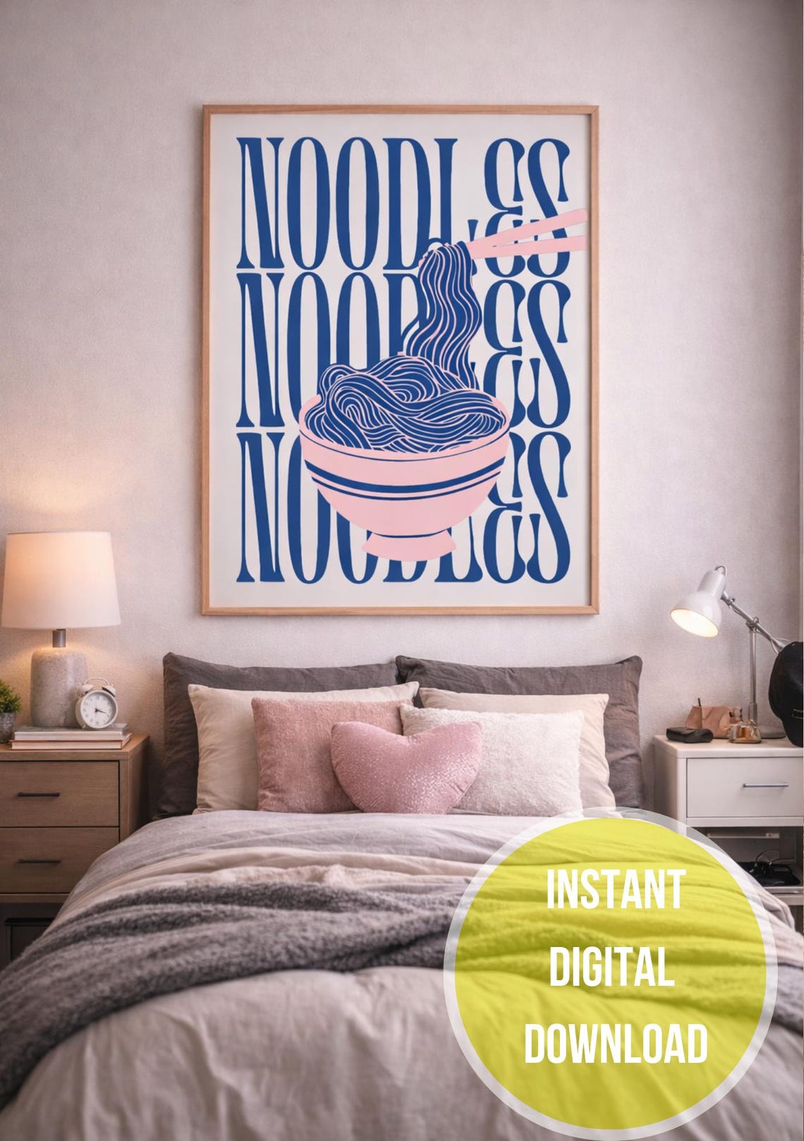 Trendy Modern Wall Art Bundle | Digital Wall Prints Canva Editable ...