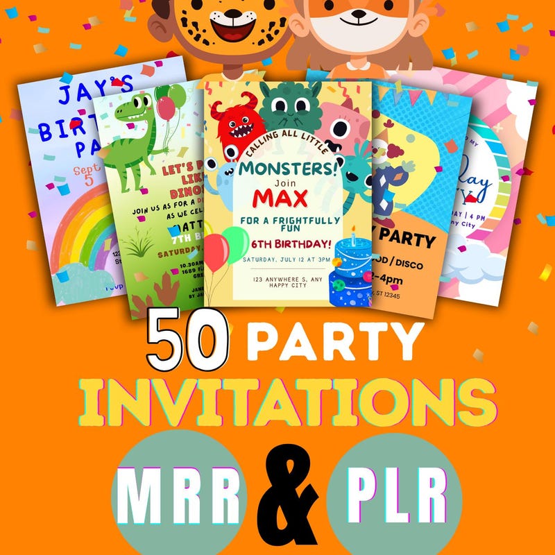 Plr Party Decor - Etsy