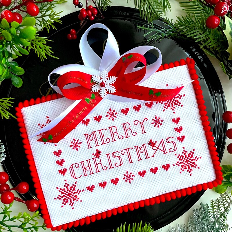 Merry With a Small Heart - Etsy