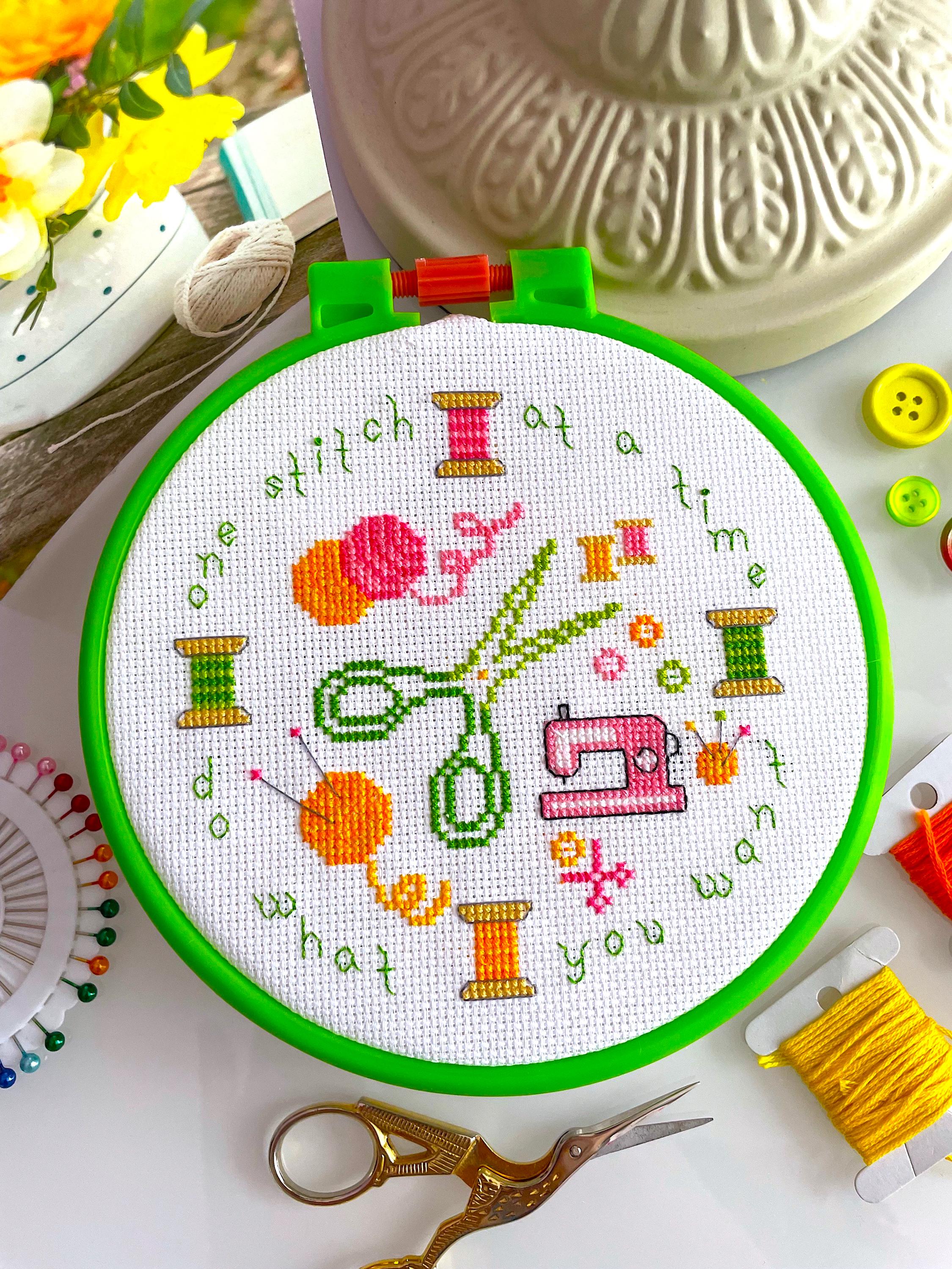 One Stitch at A Time Cross Stitch Pattern PDF by Sunflowercrossstitch ...