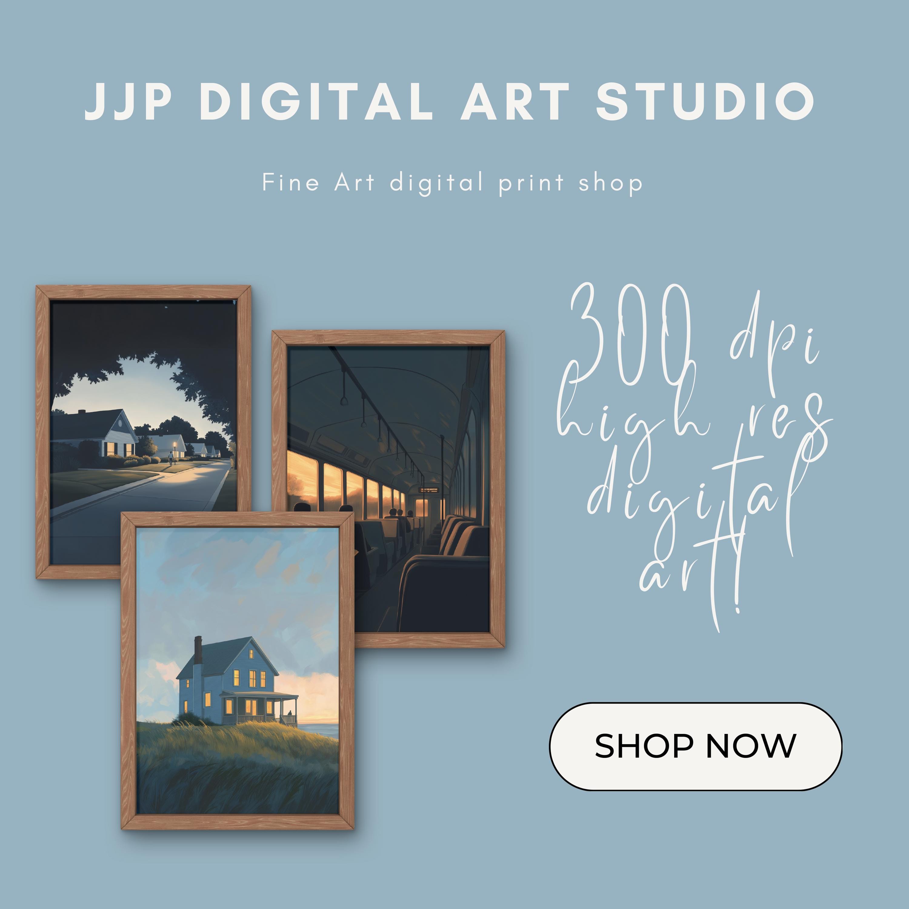 Homebound: Edward Hopper-inspired Train Ride Scene With Passengers at ...