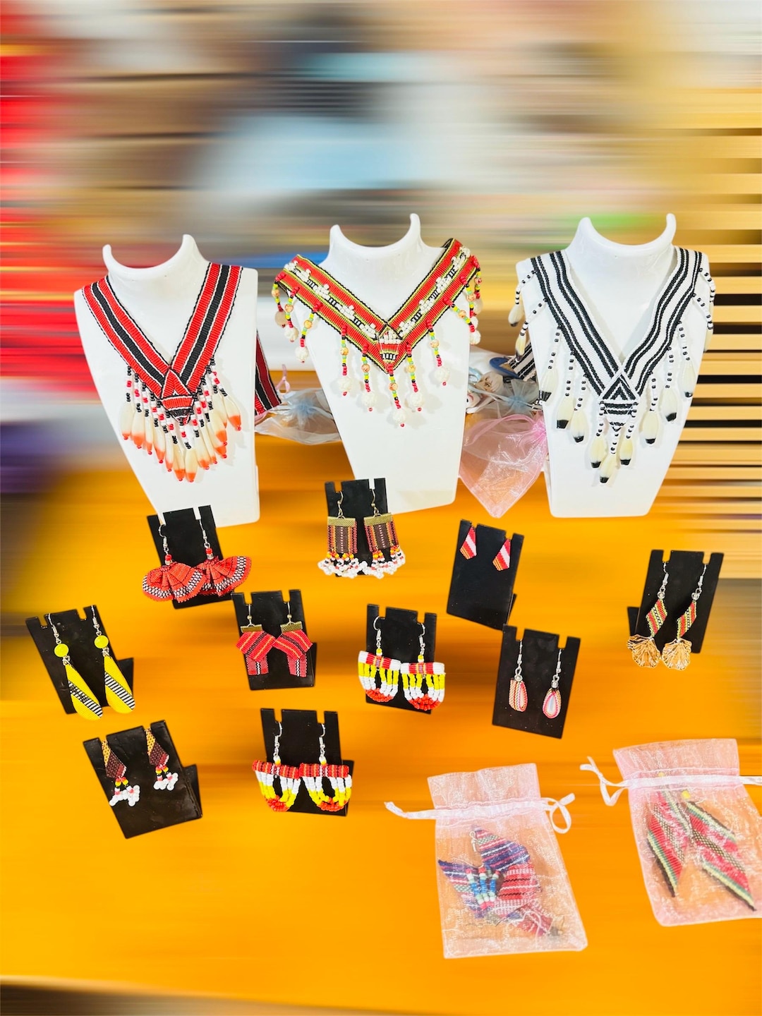 Ethnic Filipino Igorot Earrings Authentic Handmade Igorot Fabrics ...