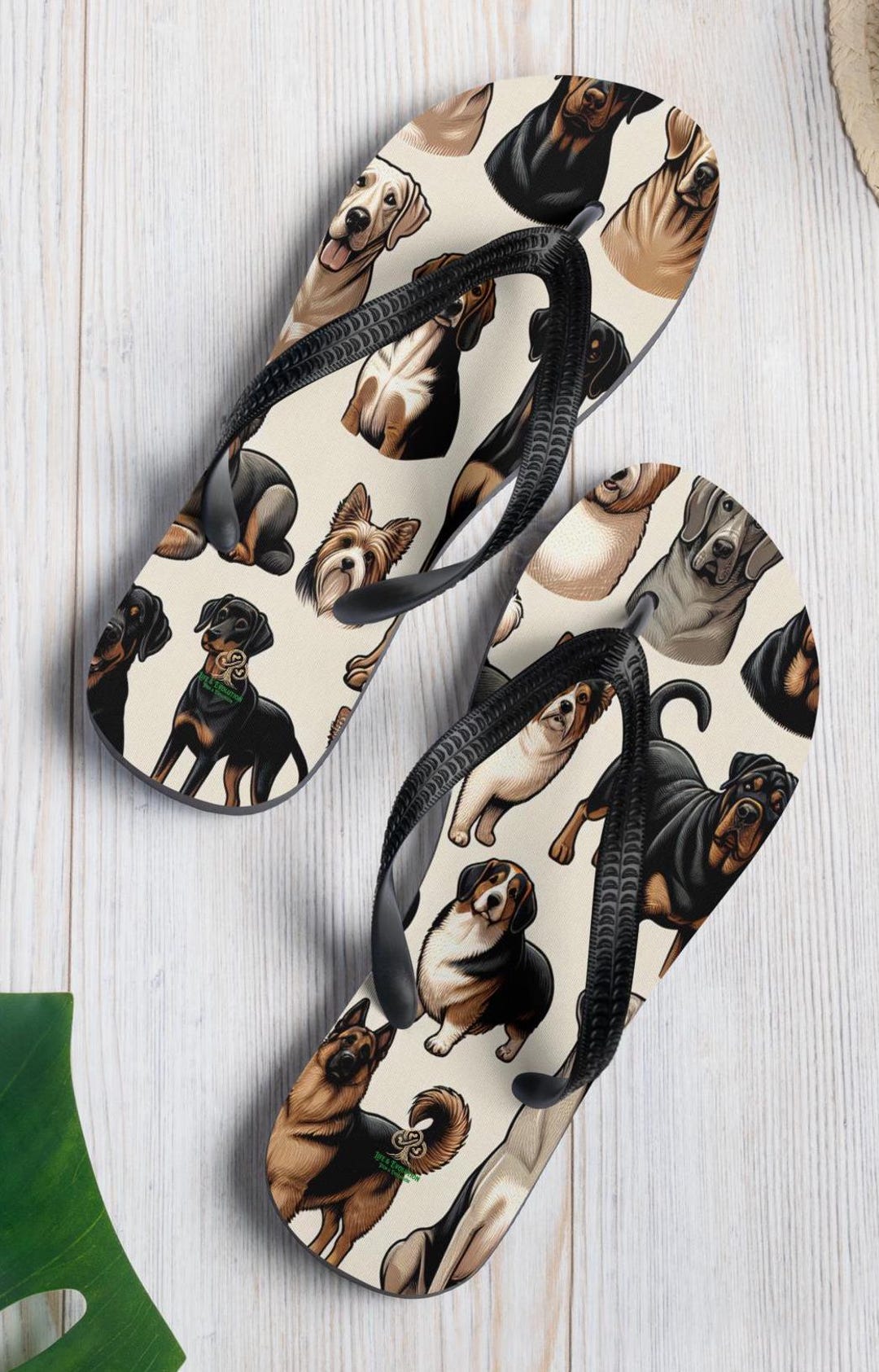Dog Breeds Sandals, Flip-flops, Dogs Labrador Retriever, Golden, German ...
