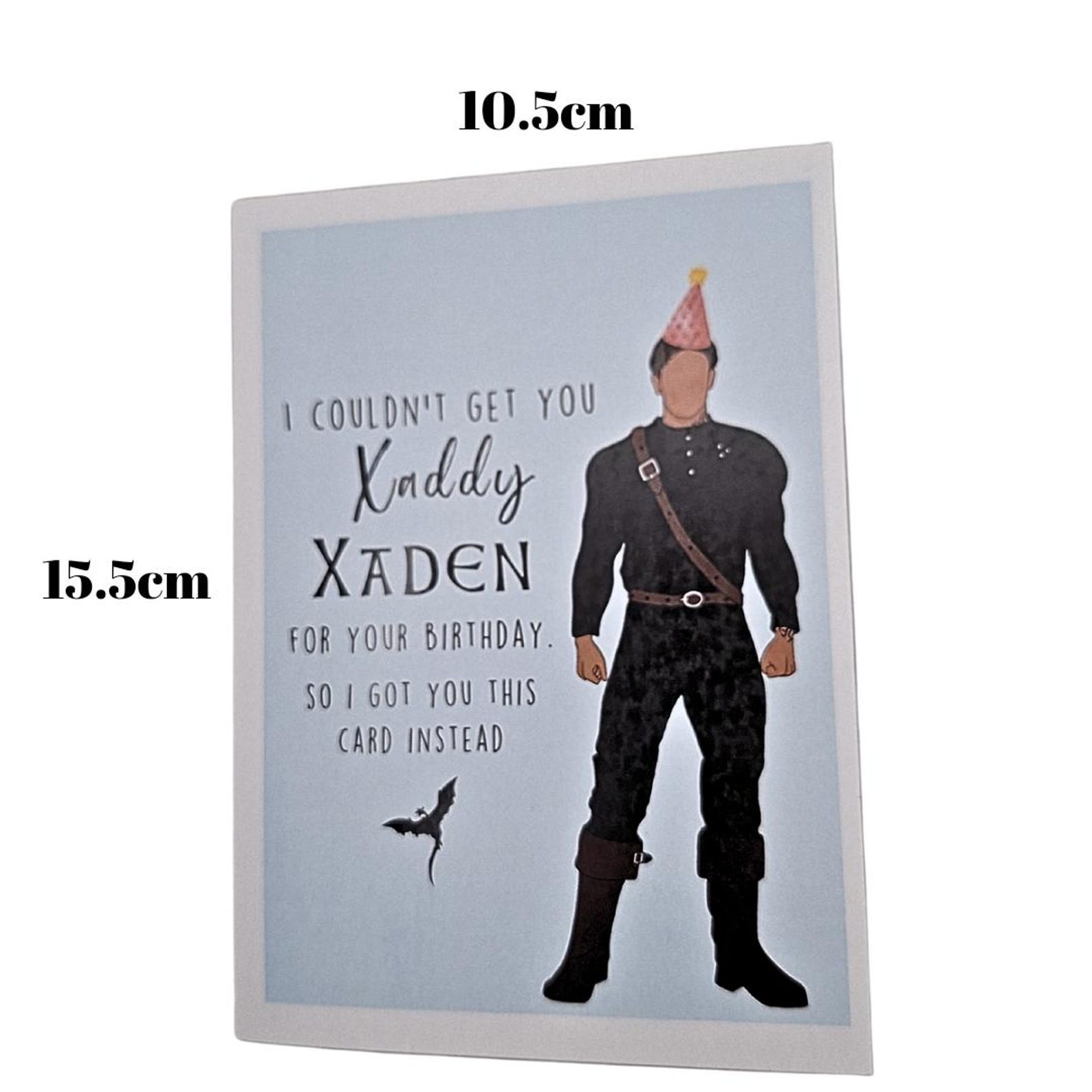 Xaden Fourth Wing Birthday Card - Etsy