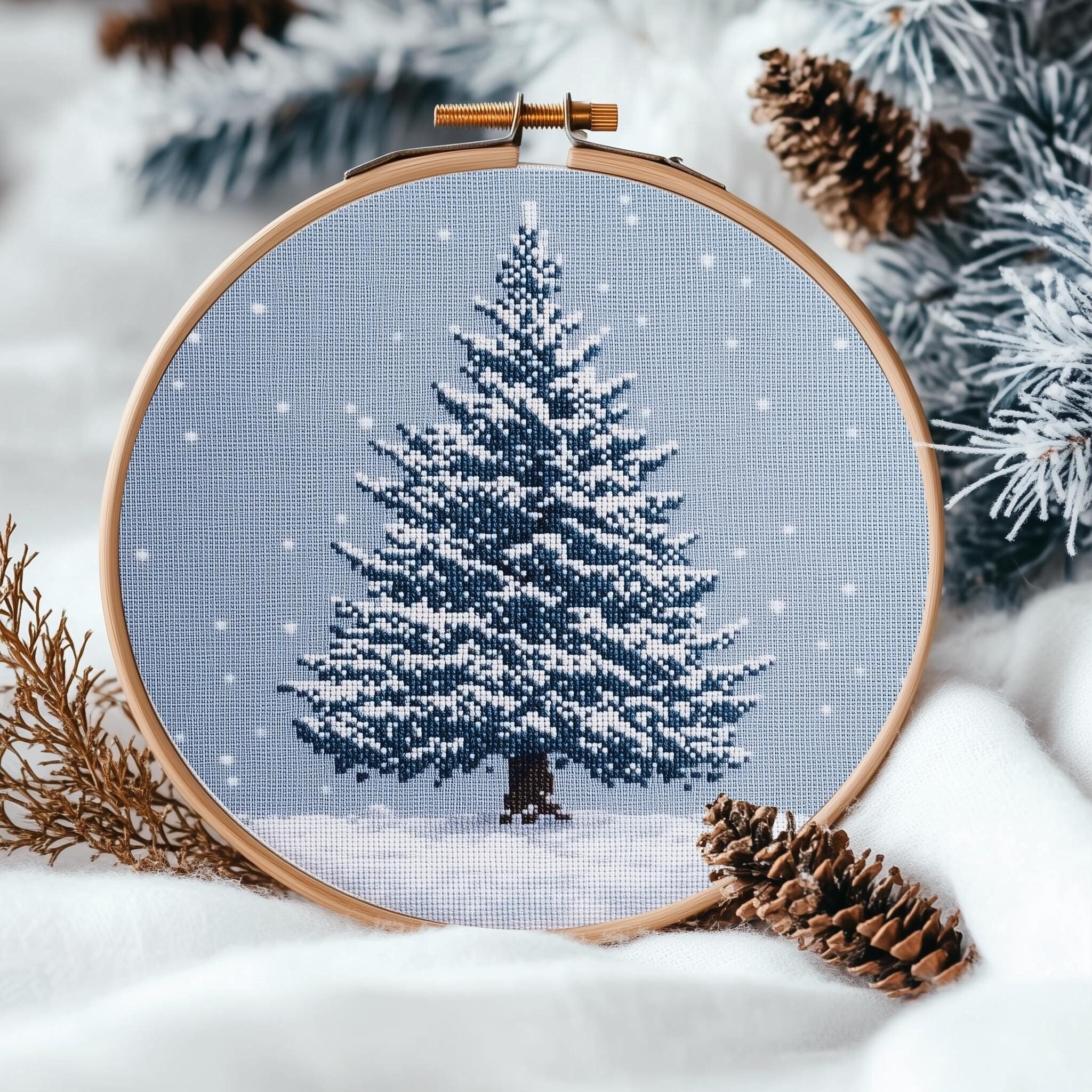 Winter Tree Cross Stitch Pattern - PDF Pattern - Etsy