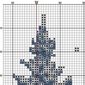 Winter Tree Cross Stitch Pattern – Easy Christmas Tree PDF Download - Etsy