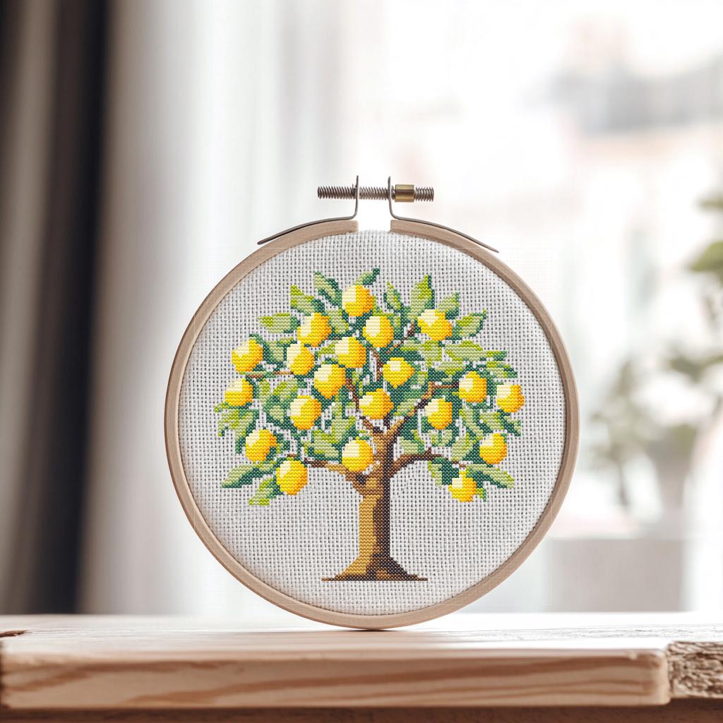 Lemon Tree Cross Stitch Pattern - PDF Pattern - Etsy