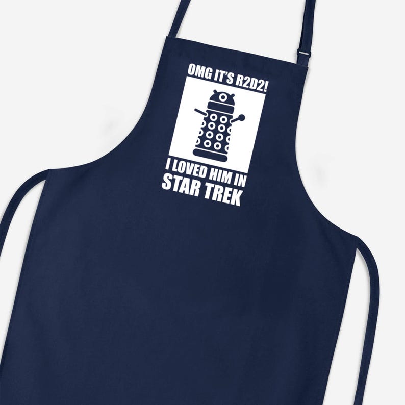 OMG It’s R2D2 I Loved Him in Star Trek Apron - Etsy