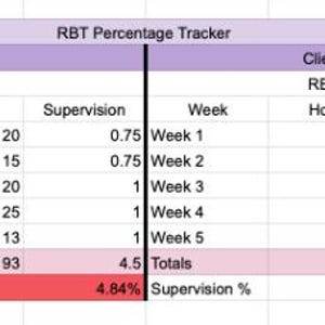 BCBA Supervision Tracker, Schedule and Authorization Tracker - Etsy