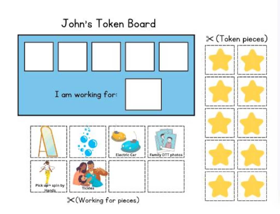 Token Board Template - Etsy