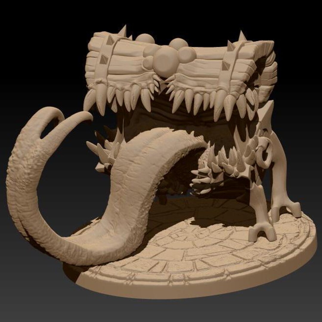 Chest Mimic Mini STL File - Etsy
