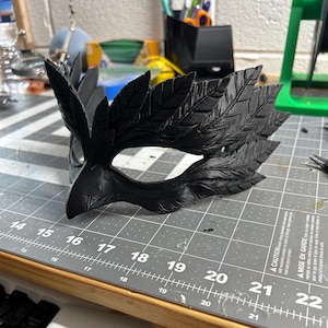 Raven Masquerade Mask - Etsy